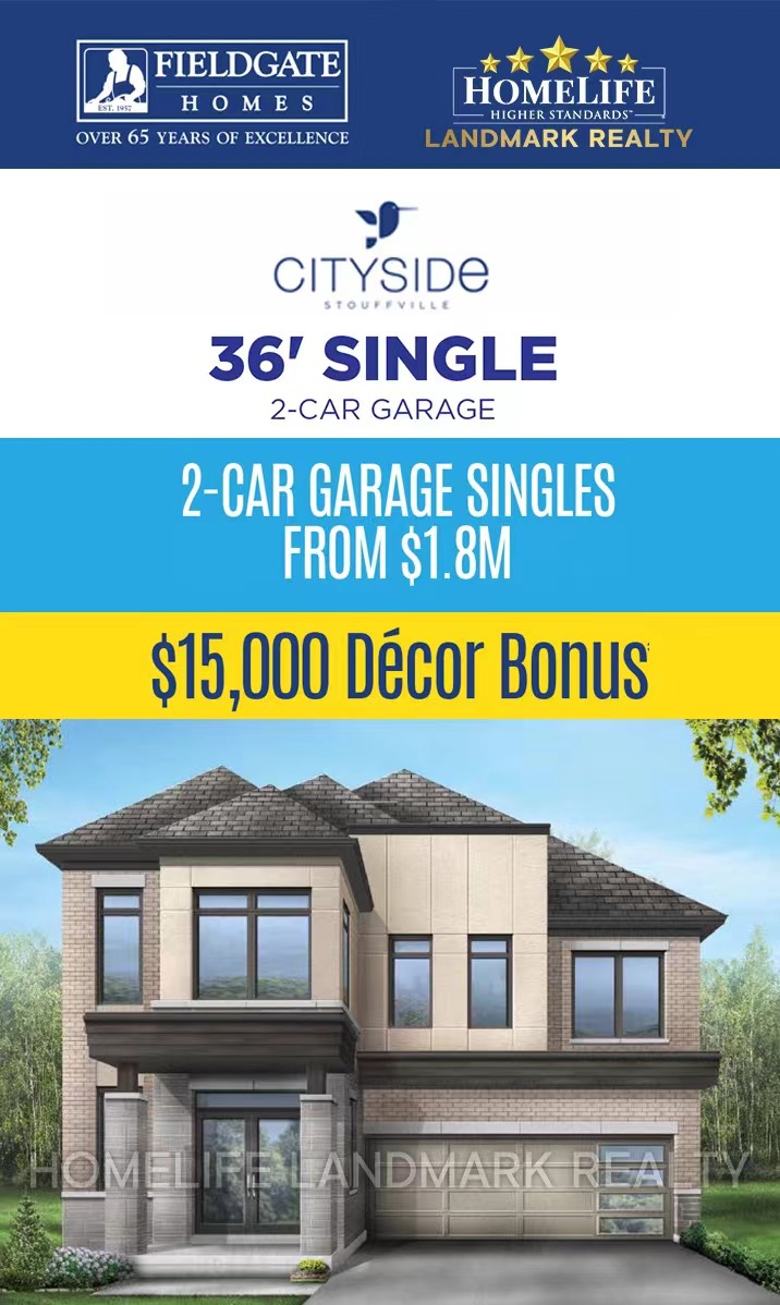 [Stouffville] Fieldgate Homes Cityside Detached from 1.8M - Maggie Poon ...
